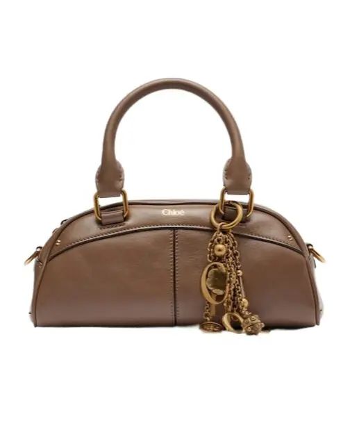 Chloé Bowling Small Leather Tote Bag