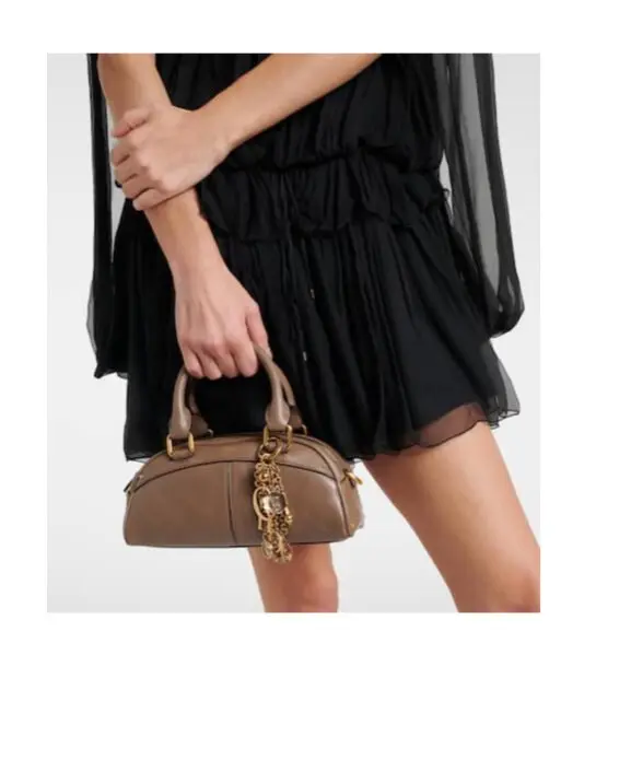 Chloé Bowling Small Leather Tote Bag