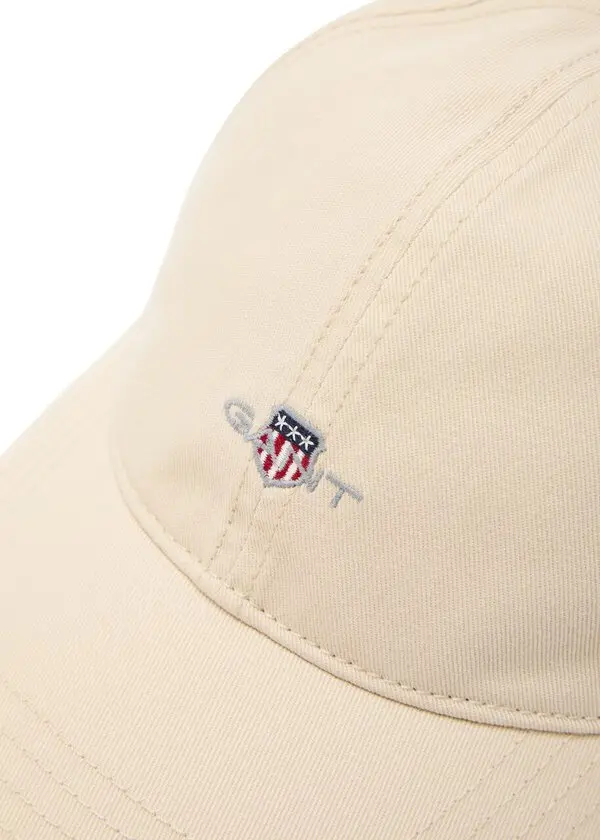 Gant Shield Logo Embroidered Cotton Twill Baseball Cap