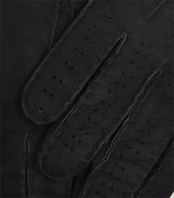 Giorgio Armani Shearling Leather Gloves