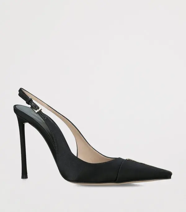 TOM FORD Satin Slingback Pumps