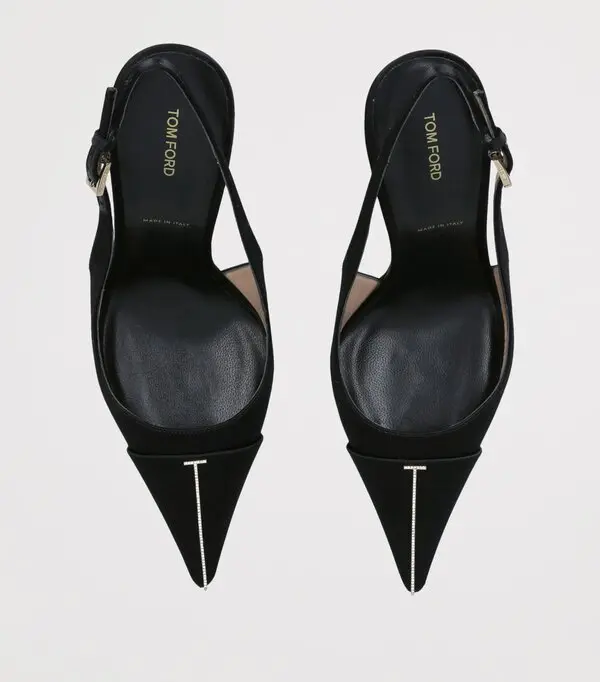 TOM FORD Satin Slingback Pumps