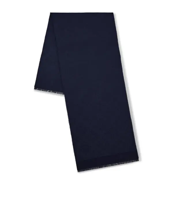 Mulberry Silk-cotton Tree Scarf - Blue
