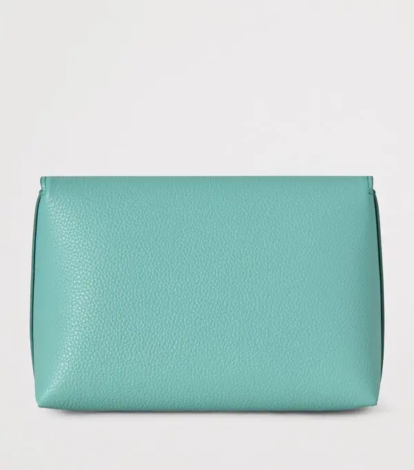 Mulberry Leather Darley Cosmetic Pouch - Blue