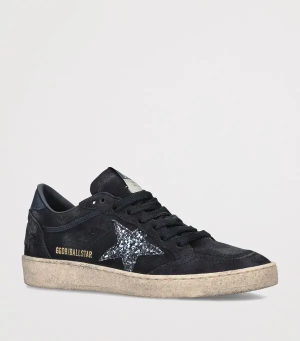 GOLDEN GOOSE Suede Ball Star Sneakers - Blue