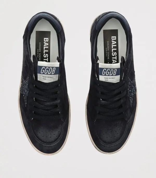 GOLDEN GOOSE Suede Ball Star Sneakers - Blue