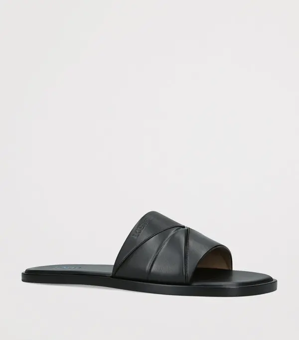 Loewe Leather Origami Slides