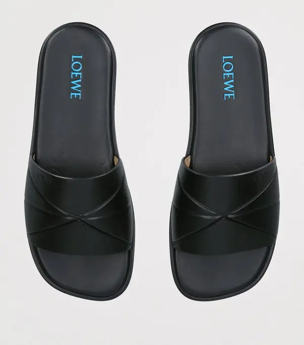 Loewe Leather Origami Slides