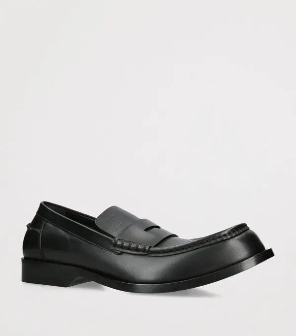 Loewe Leather Loafers