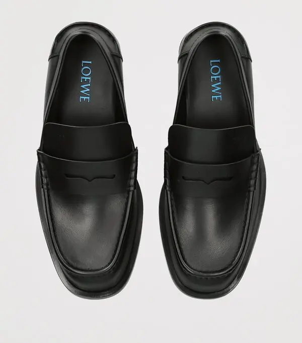 Loewe Leather Loafers