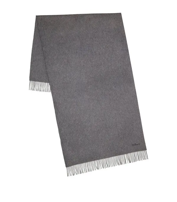 Mulberry Merino Wool Scarf - Grey