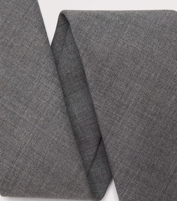 Emporio Armani Stretch Virgin Wool Neck Tie