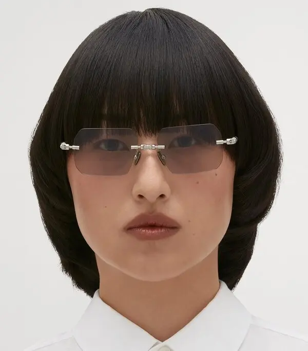 KUBORAUM H68 Rimless Metal Sunglasses