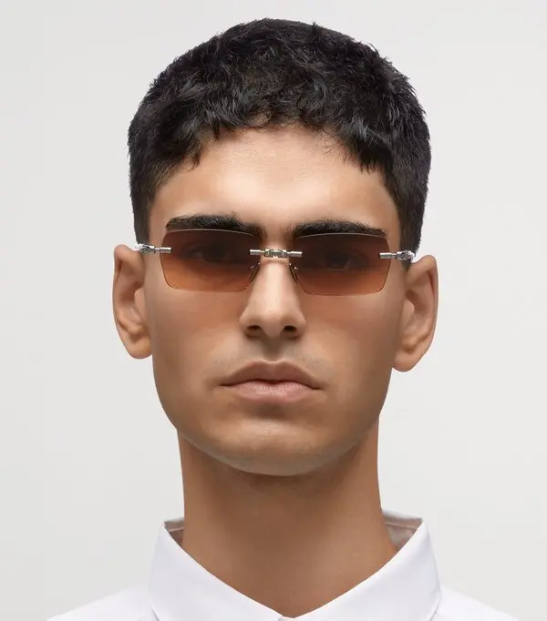 KUBORAUM Metal Mask H61 Rimless Sunglasses