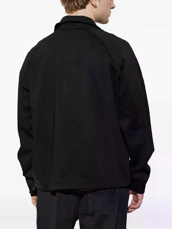 Emporio Armani Logo-embroidered Zip-up Cardigan