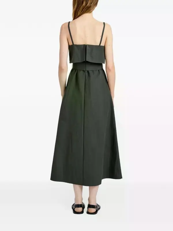 Proenza Schouler White Label Belted Dress - Green