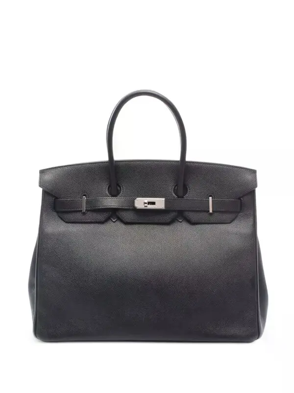 Hermès Birkin 35 Leather Tote Bag - Black