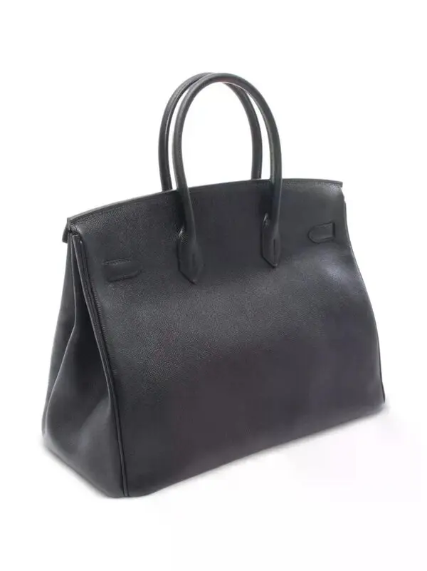 Hermès Birkin 35 Leather Tote Bag - Black