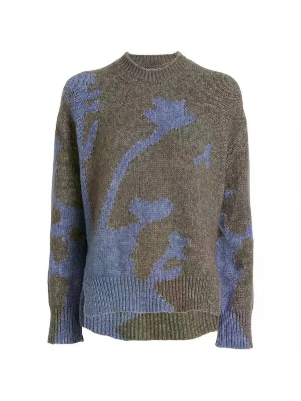 Proenza Schouler White Label Cathy Wool Knit Sweater - Grey