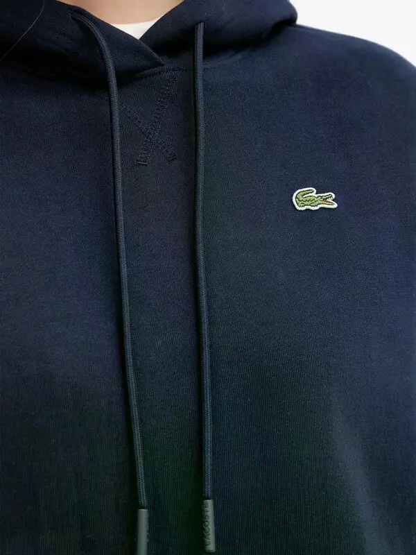 Lacoste Logo-patch Drawstring Hoodie