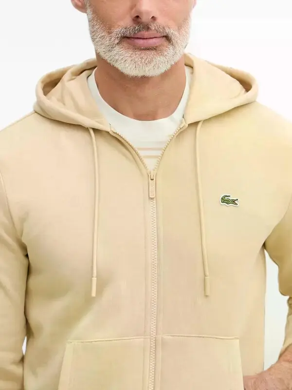 Lacoste Logo-patch Zip-up Hoodie