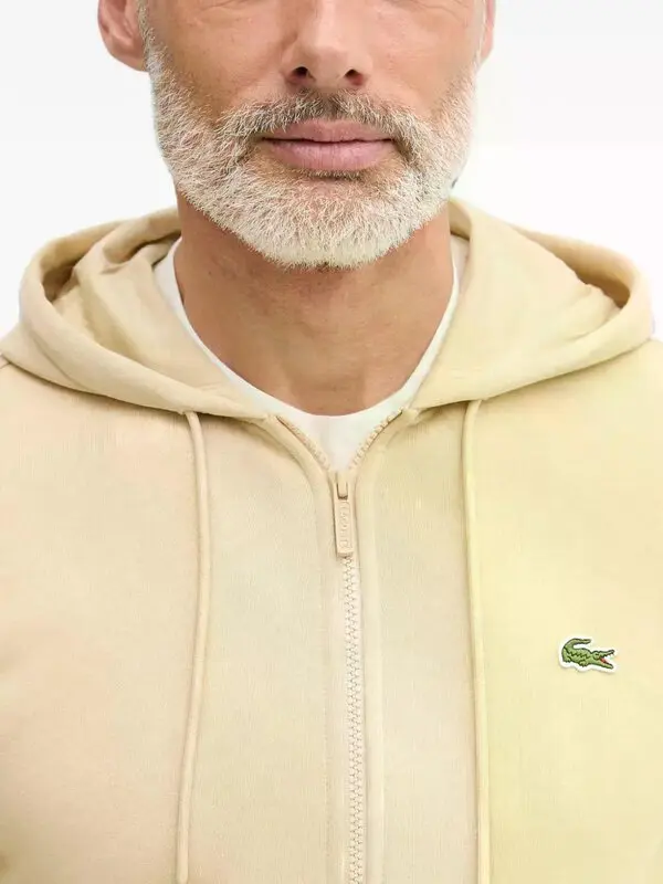 Lacoste Logo-patch Zip-up Hoodie
