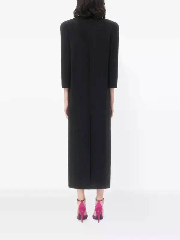 Valentino Garavani Silk Crystal-embellished Bow Detail Dress