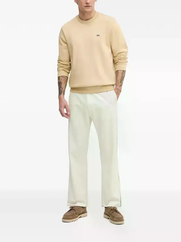 Lacoste Logo-patch Sweater - Neutrals