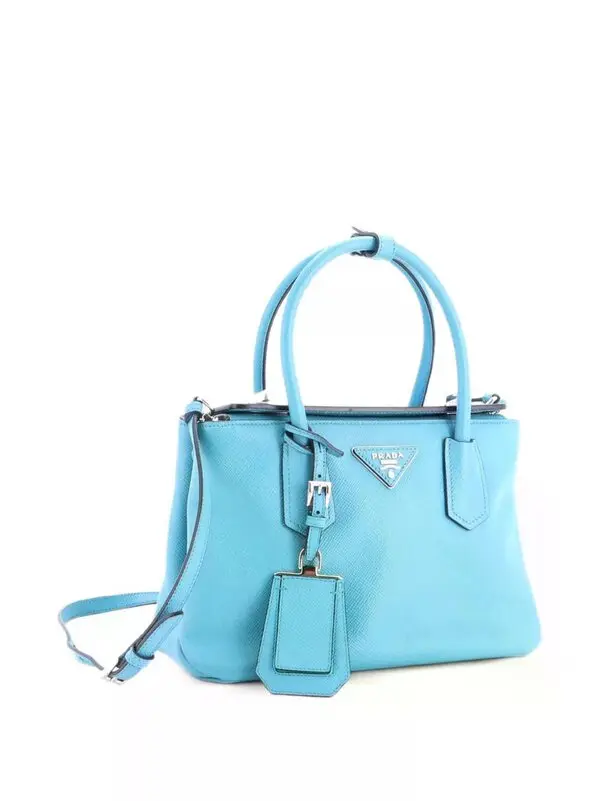 Prada Saffiano Leather Mini Satchel - Red