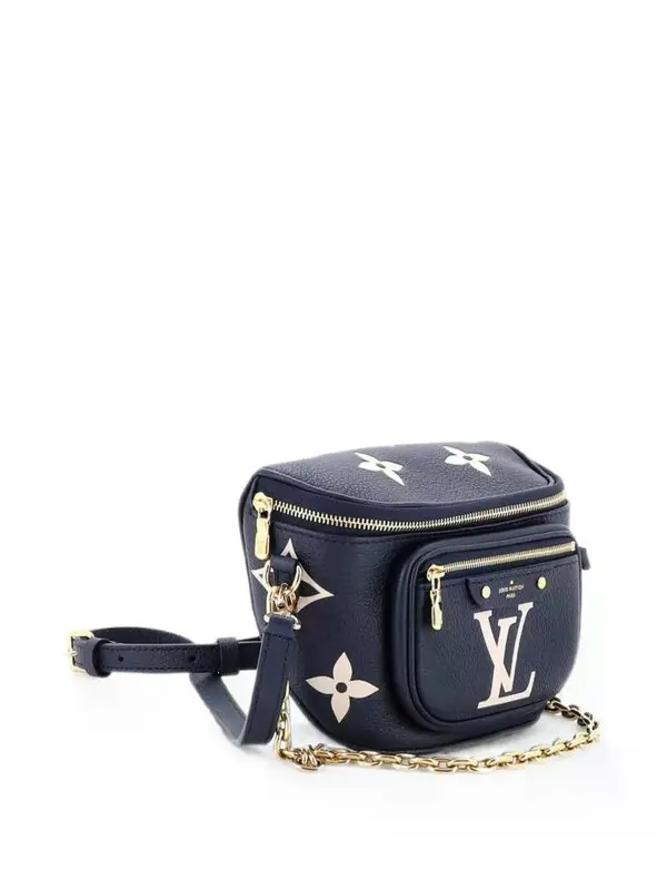 LOUIS VUITTON Bum Bag Bicolor Monogram Empreinte Giant Mini Belt Bag
