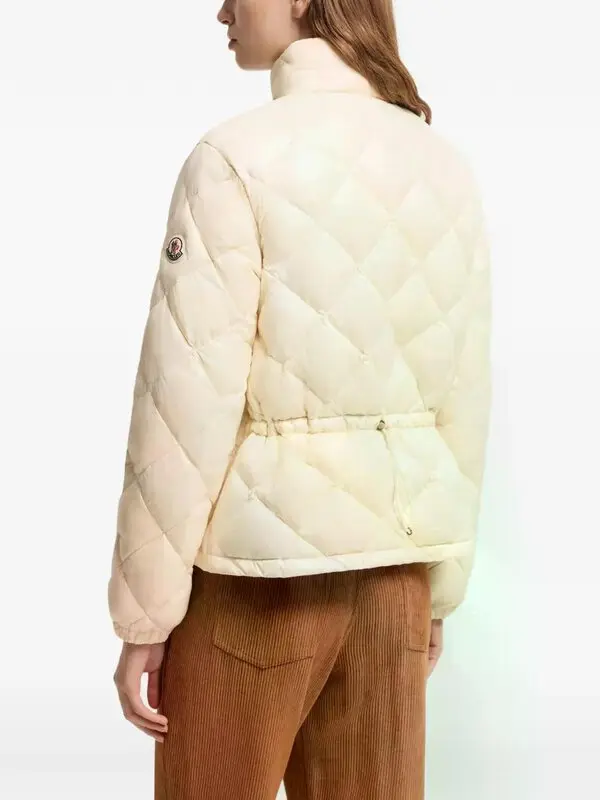 Moncler Lavaret Short Down Jacket - Neutrals