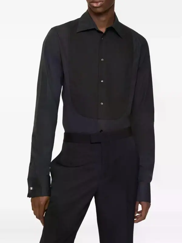 Burberry Piqué Bib-cotton Shirt