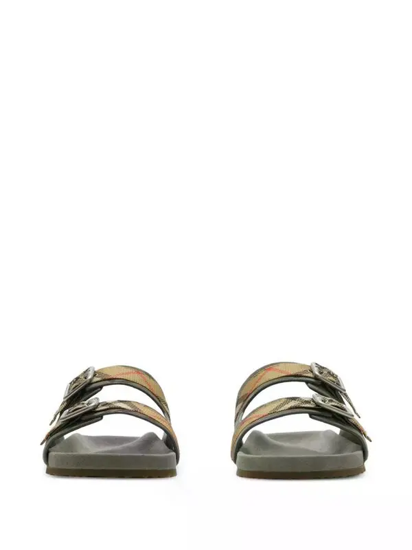 Burberry Check Suede Urchin Sandals