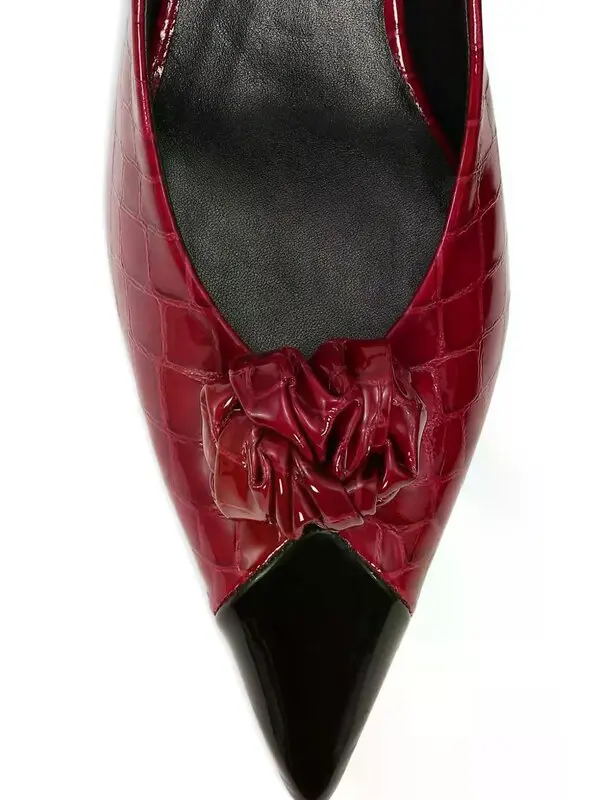 ROTATE BY BIRGER CHRISTENSEN Knot Slingback Leather Pumps
