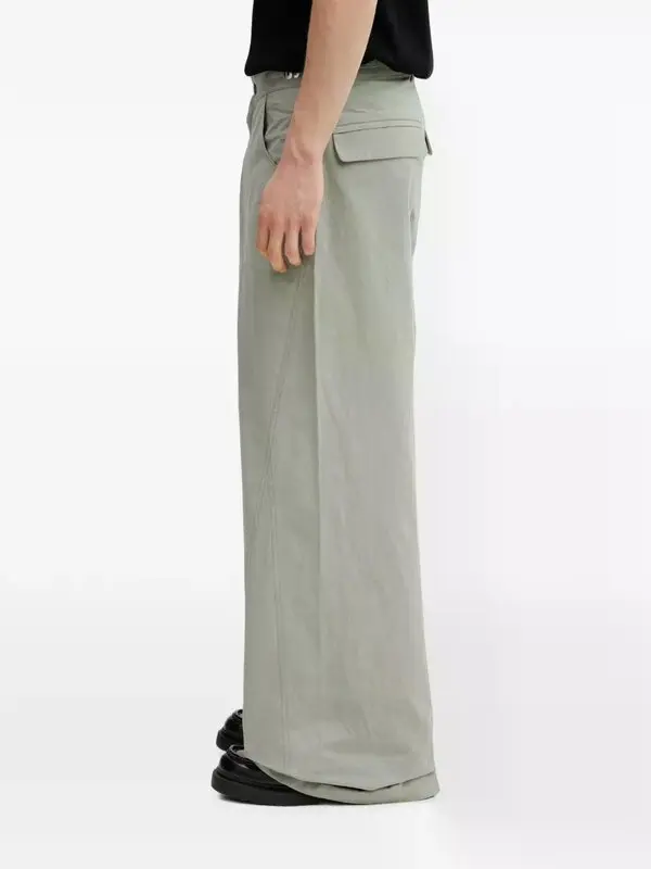 HELIOT EMIL Seam Detail Wide-leg Trousers