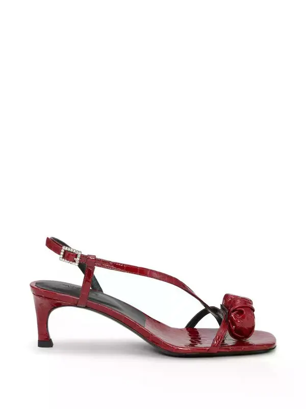 ROTATE BY BIRGER CHRISTENSEN Knot Strappy Sandals - Red