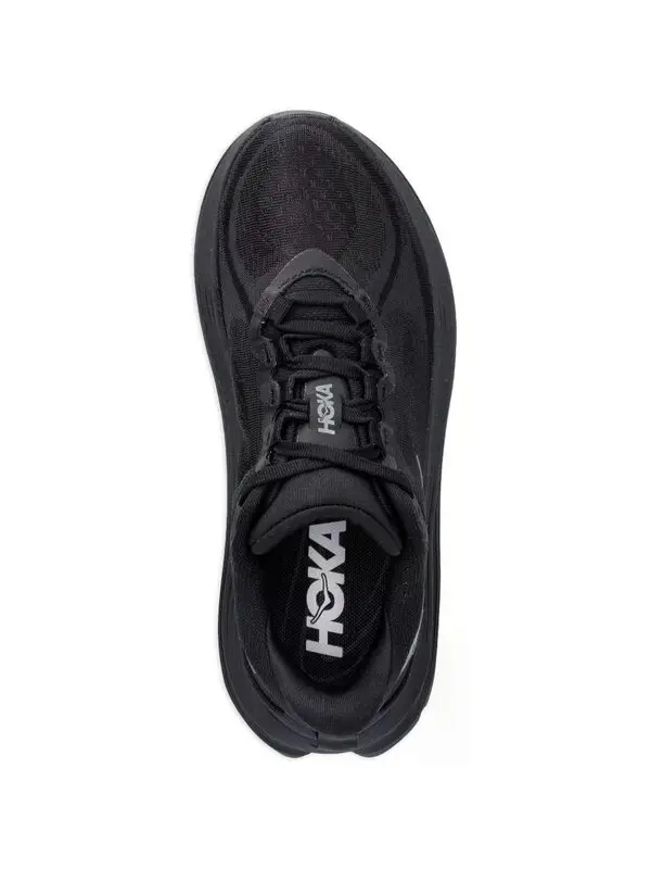 HOKA® Kawana 3 Mesh Panelled Sneakers - Black