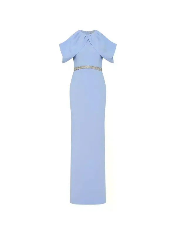 Rebecca Vallance Aylin Off-shoulder Gown - Blue