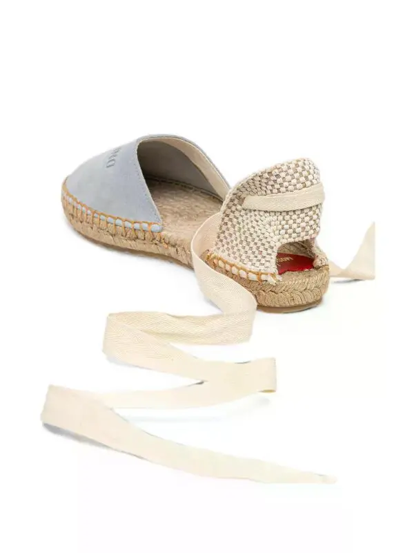 Moschino Logo-detailed Tie-fastening Espadrilles
