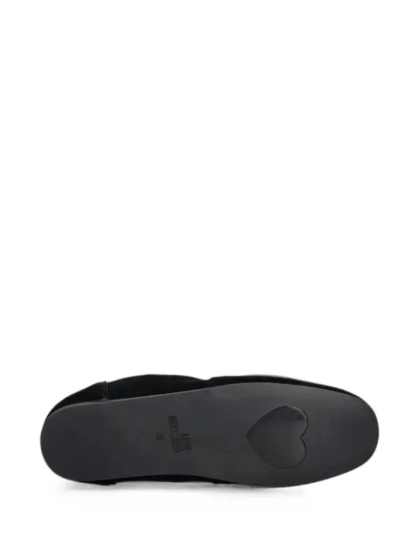 Moschino Suede-panelled Logo-tag Sneakers