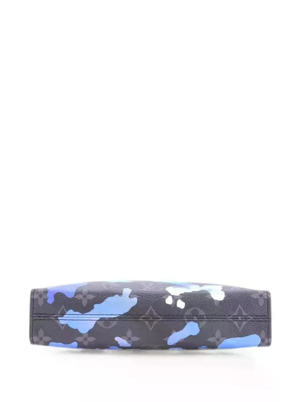 LOUIS VUITTON Gaston Wearable Wallet Sunrise Monogram Eclipse Canvas Crossbody Bag