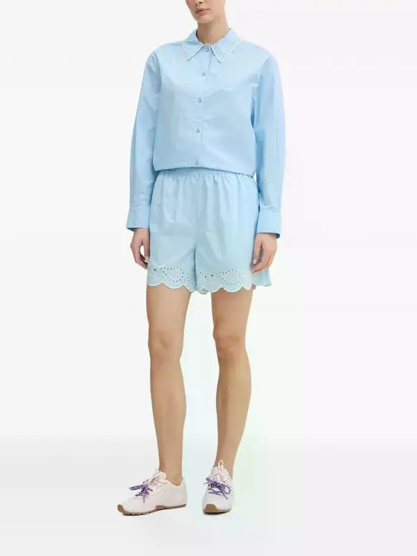 Stine Goya Broderie Anglaise Shirt - Blue