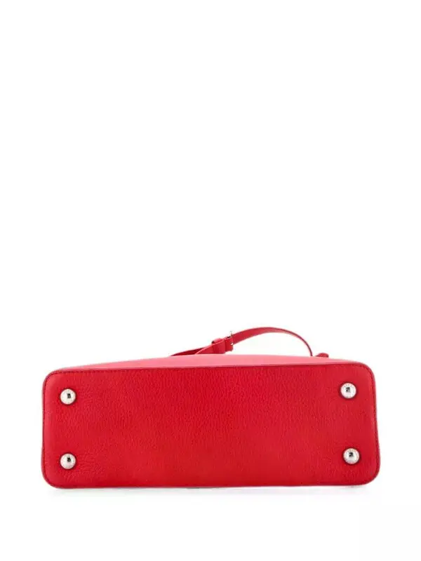 LOUIS VUITTON Capucines Bag Leather Pm Satchel