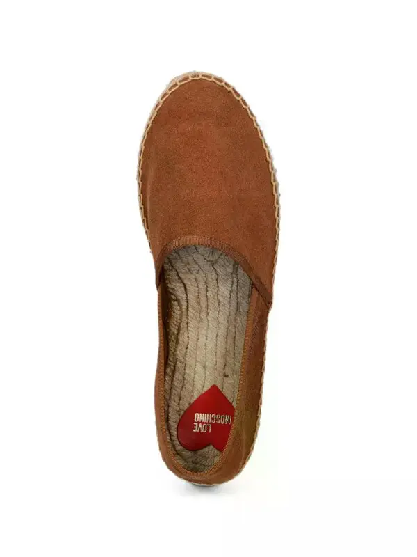 Moschino Suede Braided-sole Espadrilles