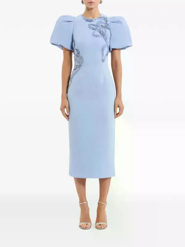 Rebecca Vallance Aylin Midi Dress - Blue