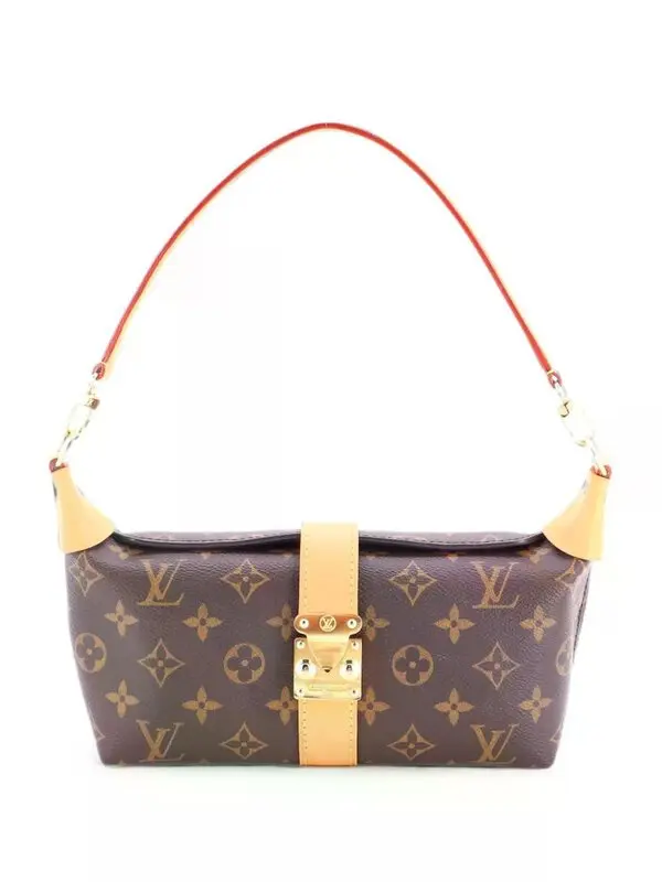 LOUIS VUITTON Mia Pochette Monogram Canvas Shoulder Bag - Brown