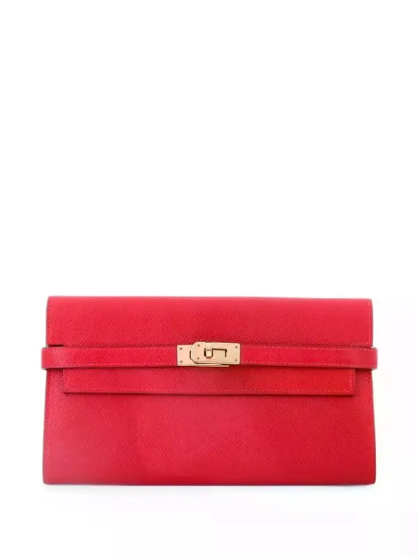 Hermès Kelly Wallet Epsom Long Small Wallets