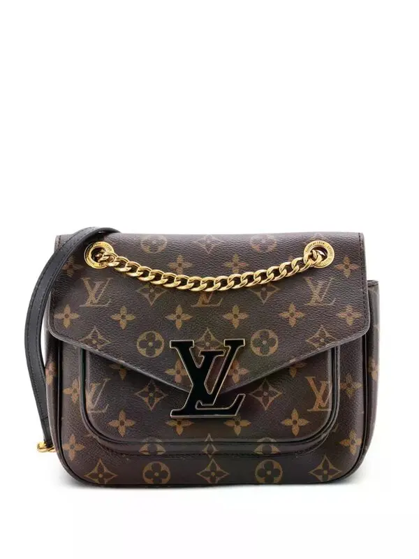LOUIS VUITTON Passy Monogram Canvas Crossbody Bag - Brown