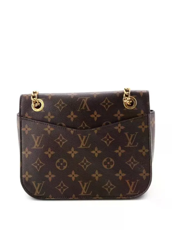 LOUIS VUITTON Passy Monogram Canvas Crossbody Bag - Brown