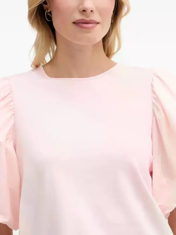 PEDRO DEL HIERRO Puff Sleeve Bow Back Top